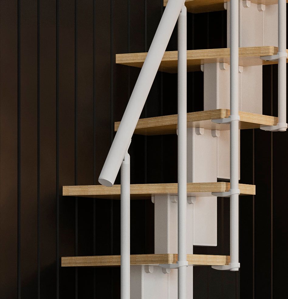 Escada SMALL em madeira | Escadas de Sótão e Terraço | ODEM